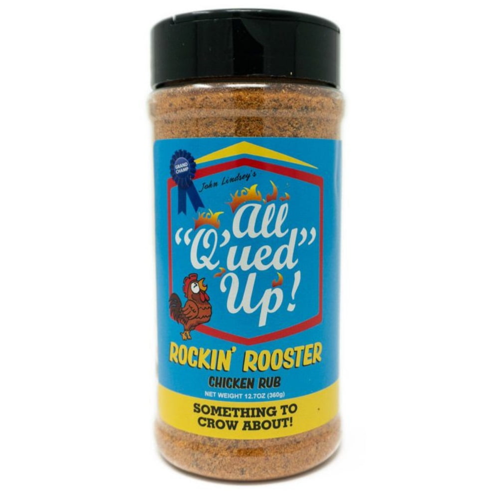 All Q'ued Up Rockin' Rooster Chicken Rub - Walmart.com