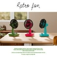 YongCo Retro Metal Fan USB Power 3 Speed Setting Vintage Style Desktop ...