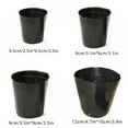 Pack Of 100 Pieces Flexible Plant Nursery Pot, Thick Soft Plastic ...