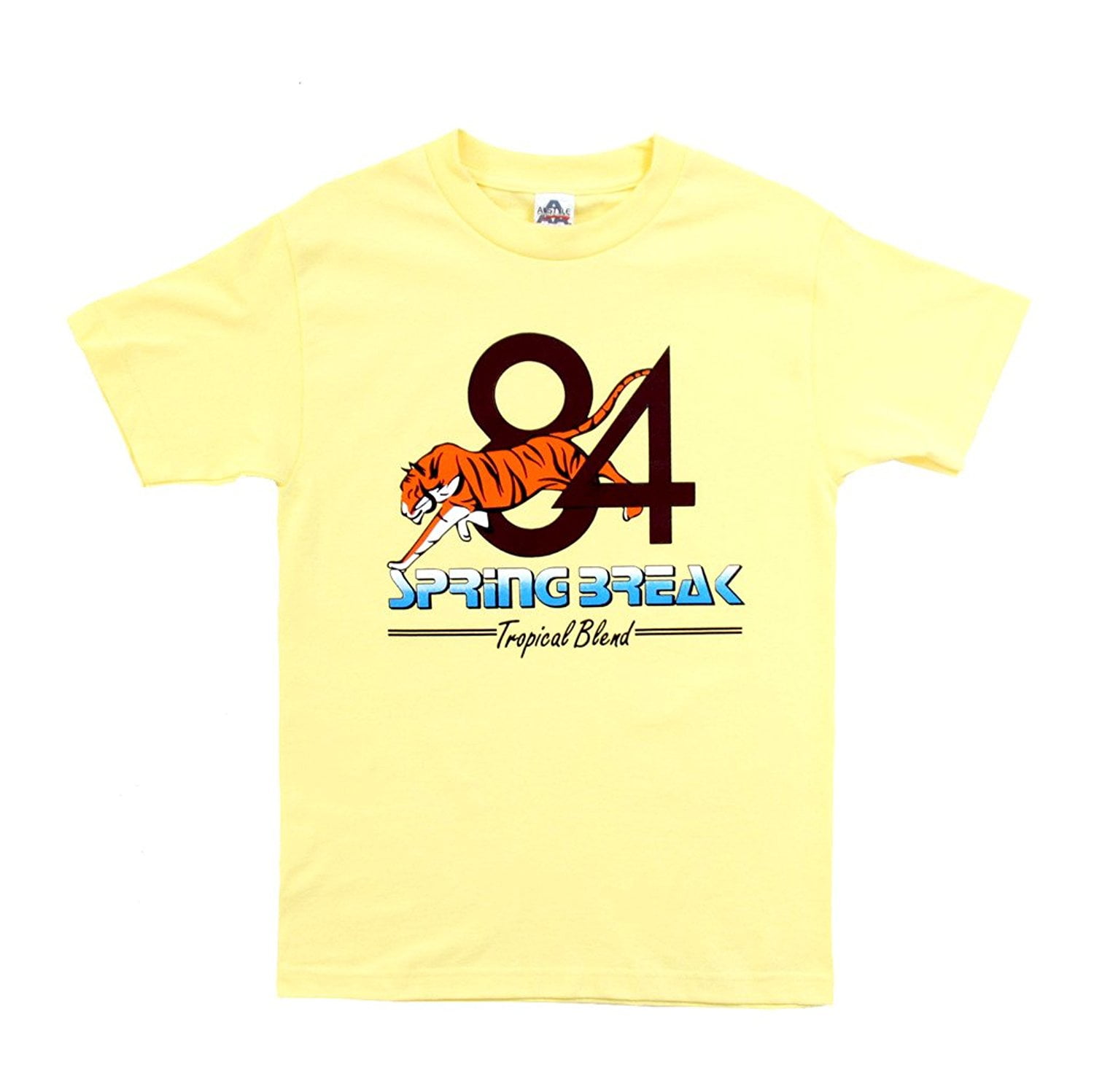 Step Brothers Spring Break 84 Tropical Blend Adult Yellow T-Shirt ...