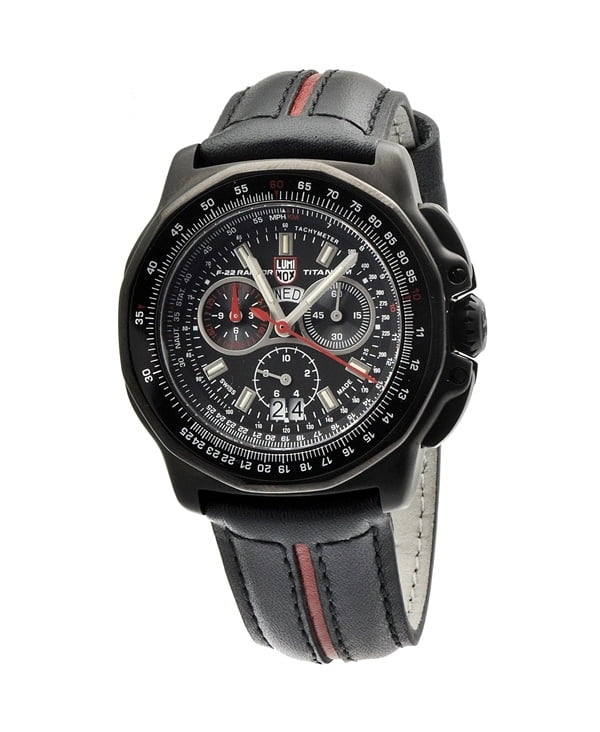 Luminox Men's Air F-22 Raptor 9270 Series, Black Strap, Round Black ...