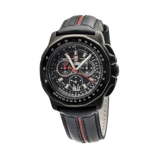 Luminox Men's Air F-22 Raptor 9270 Series, Black Strap, Round Black ...
