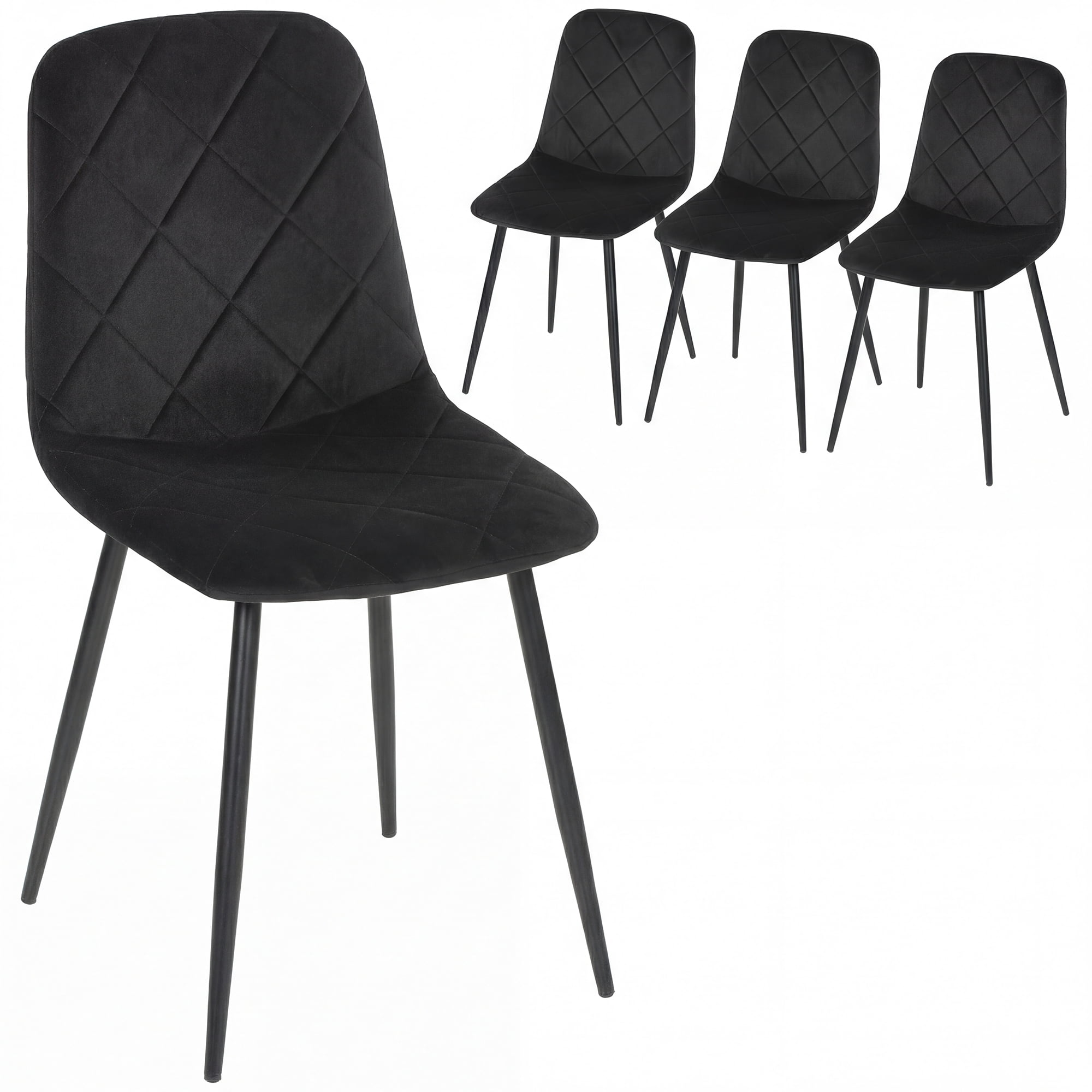 Click here for Homcom Dining Chairs Set Of 4  Kitchen Chair With... prices