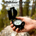 TELOLY Military Compass. Lensatic Compass.Outdoor Hiking Survival ...