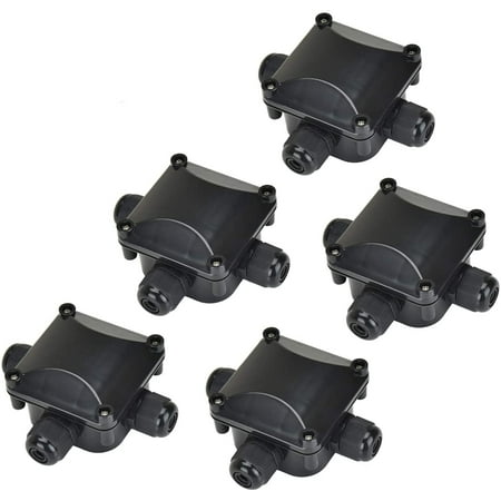 Pretop Waterproof Junction Box [Pack Of 5] Cable Sleeve, Waterproof ...