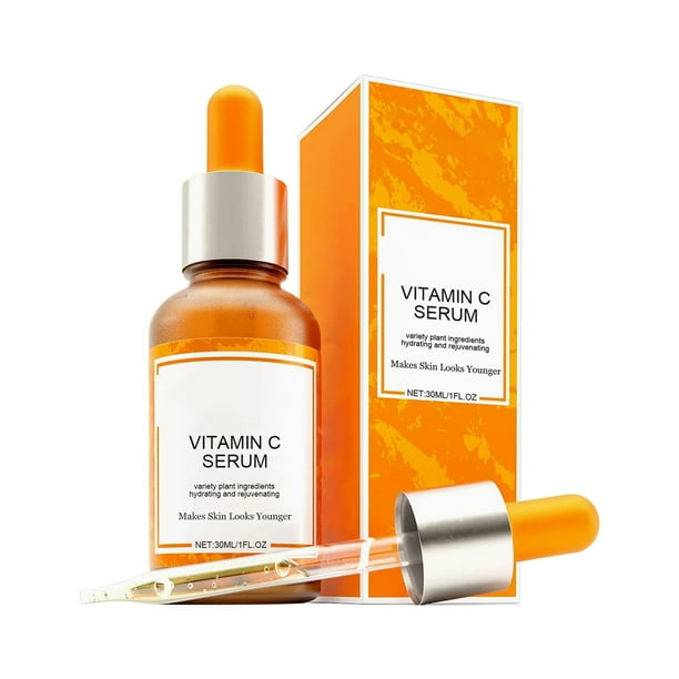 Suero facial con vitamina C de Bee Serum Essences que ilumina el color de la piel, hidratante ...