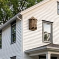 1 Pack Wooden Bat House for Outdoors, 3-Chamber Cedar Bat Box, Holds Up ...