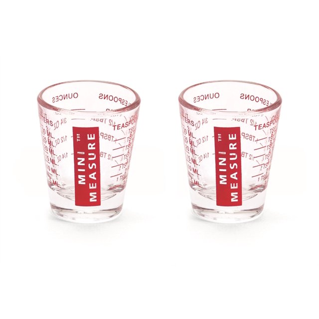 Kolder Mini Measure 20-Increment Measuring Shot Glass, for Multi ...