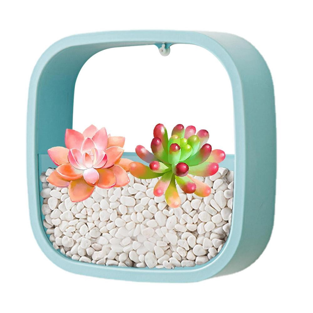 Laideyi Wall Mounted Planters Modern Wall Planter Planter Square Flower ...