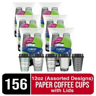 Dixie Perfectouch Disposable Hot Cups, 12 Oz Cups / 50 Count - Walmart.com