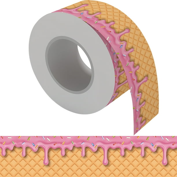 1 Roll Bulletin Board Borders Ice Cream Blackboard Board Border ...