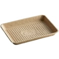 EcoChoice 8" x 6" Molded Fiber / Pulp Rectangular Tray - 100/Pack ...