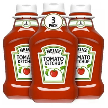 Heinz Simply Tomato Ketchup with No Artificial Sweeteners, 3 ct Pack ...