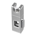 Color Silver Bathroom Shower Head Holder Rectangular Riser Rail Kit No ...