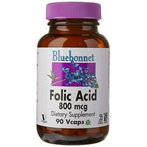 Bluebonnet Folic Acid 800 Mcg, 90 Ct - Walmart.com