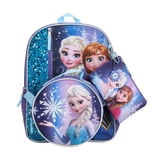 Disney's Frozen Elsa & Anna 16 5-Piece Backpack & Lunchbox Set ...