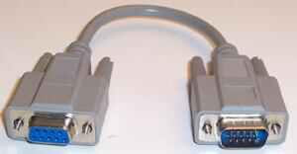 PRO SIGNAL - 9-Pin D Female to 15-Pin Hi-D D Male Monitor/VGA Adaptor ...