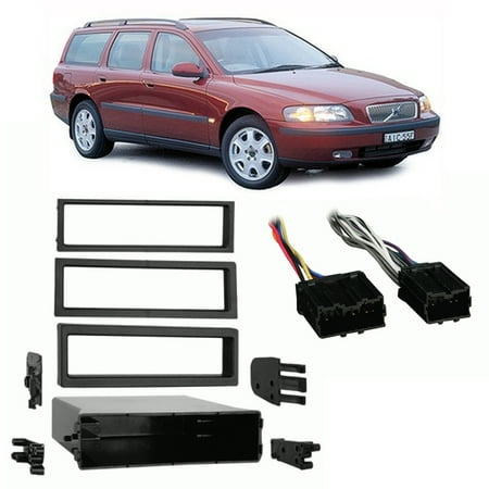 Fits Volvo V70 1998-2000 Single DIN Car Stereo Harness Radio Install ...