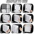 49-Hole Craft Paint Storage Organizer Hole Diameter 1.5inch White ...