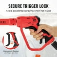 Pressure Washer Gun, Red High Power Washer Gun with Replacement Wand ...