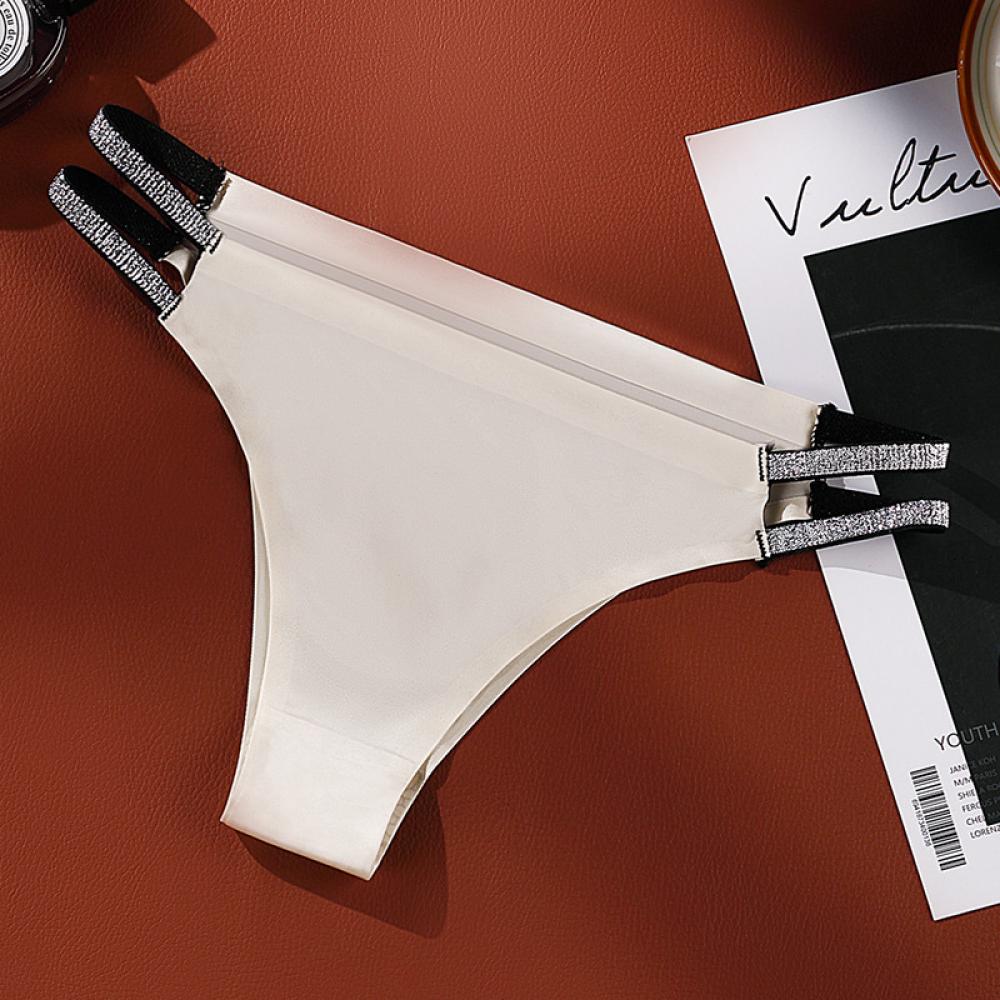 Ice Thongs For Women Sexy G String Panties Low Waist Leopard Print 2682