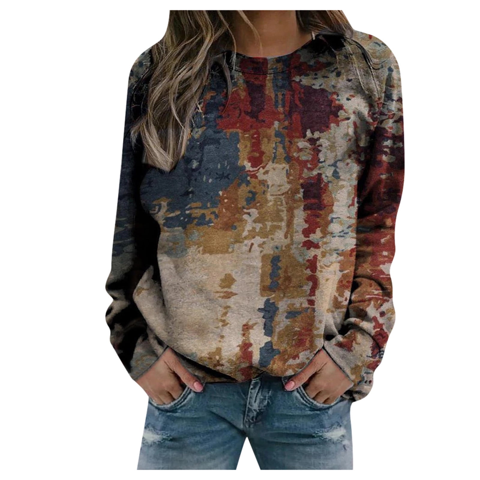 Click here for Pompotops Womens Casual Print Sweatshirts Thermal... prices