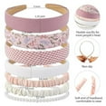 7pcs Headbands for Women Girls, Non Slip Wide Floral Padded Headband ...