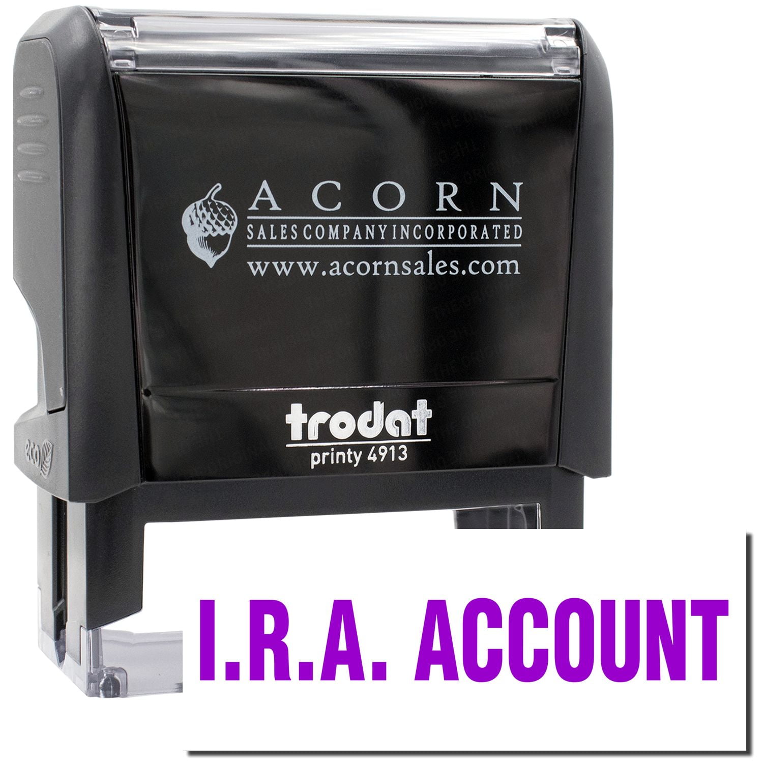 Large Self-Inking Ira Account Stamp, Trodat Printy 4913, Press and ...