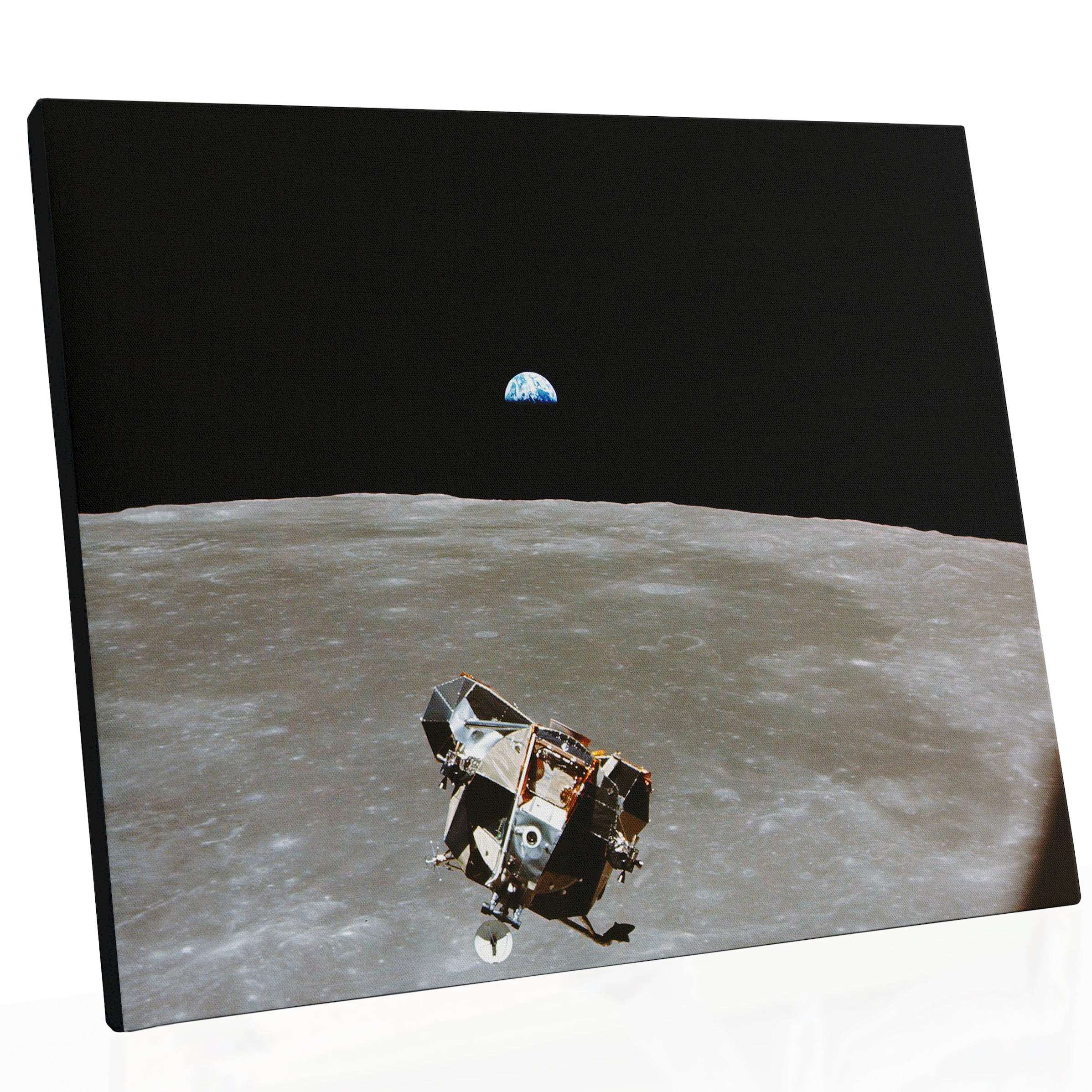 Apollo 11 liftoff from the moom 20"x24" Stretched Canvas - Walmart.com