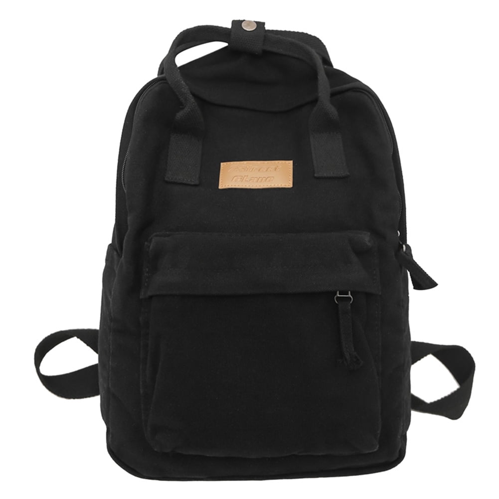 Mochila Informal para Hombre Y Mujer Mochila Escolar Lona Algodón ...