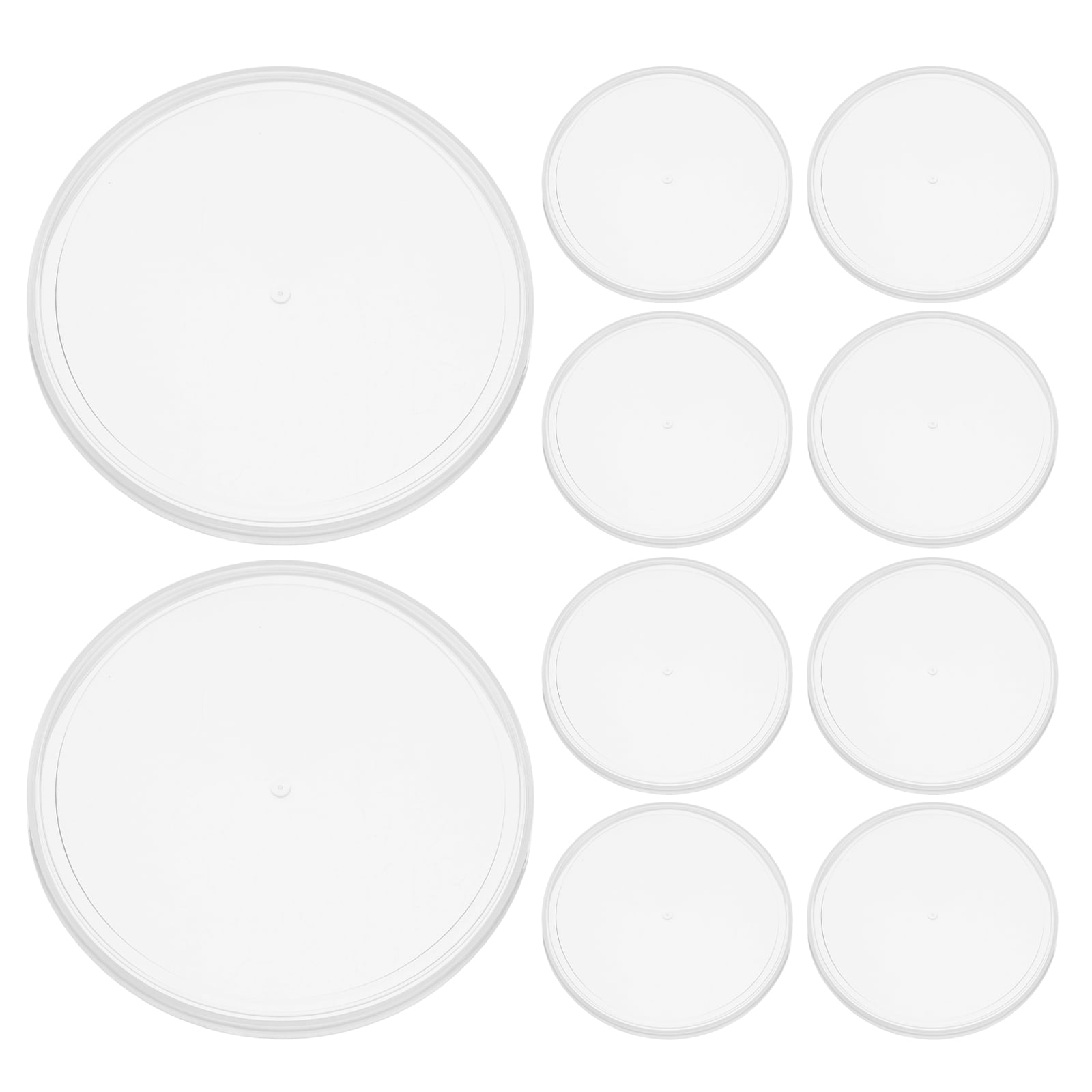10 tapas transparentes para sellar latas, reutilizables, para conservar ...