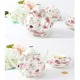 BTaT- Floral Tea Pot, Porcelain Teapot, 38 oz, Floral Teapot - Walmart.com