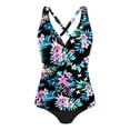 Aihuaihua Tankini Swimsuits for Women 2 Piece Floral Push Up High Cut ...