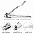 SDOHIG Single Anti-Splash Nail Clipper for Ingrown Nails and Thick ...