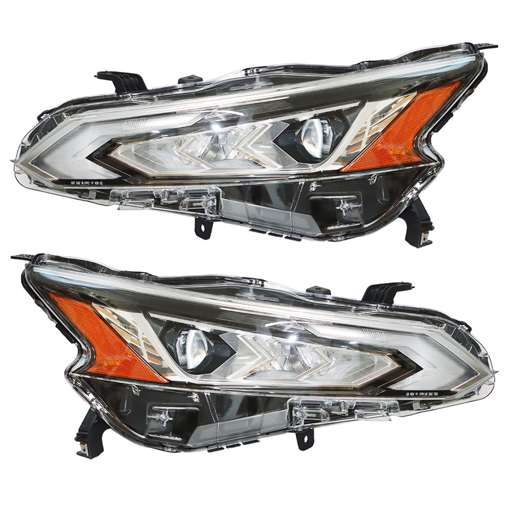 LABLT Left and Right Side LED Headlight Assembly for 2019-2021 Nissan ...