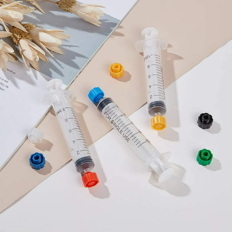 Glue Syringe 3cc/3ml Luer Lock Dispensing Syringes With Tip Caps ...