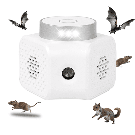 Ultrasonic Pest Repellent for Mice and Roaches, Plug-In with Nightlight ...