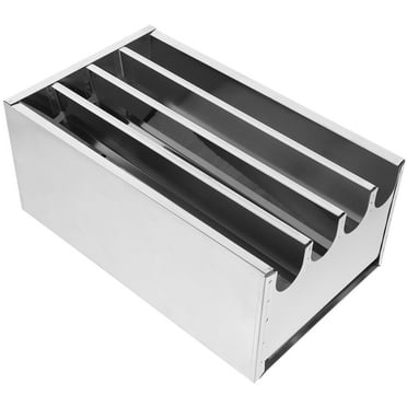 Knife Block Storage Stand Holder Kitchen Stainless Steel 6 Slots with ...