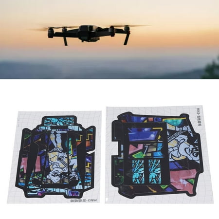 Drone Decals Sticker, Precisely Cut Drone Stickers Restickable Drone ...