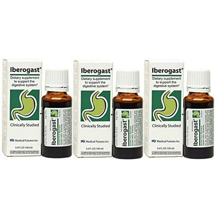 Iberogast LARGE SIZE (100ml) THREE BOTTLES- for Dyspepsia, Bloating ...