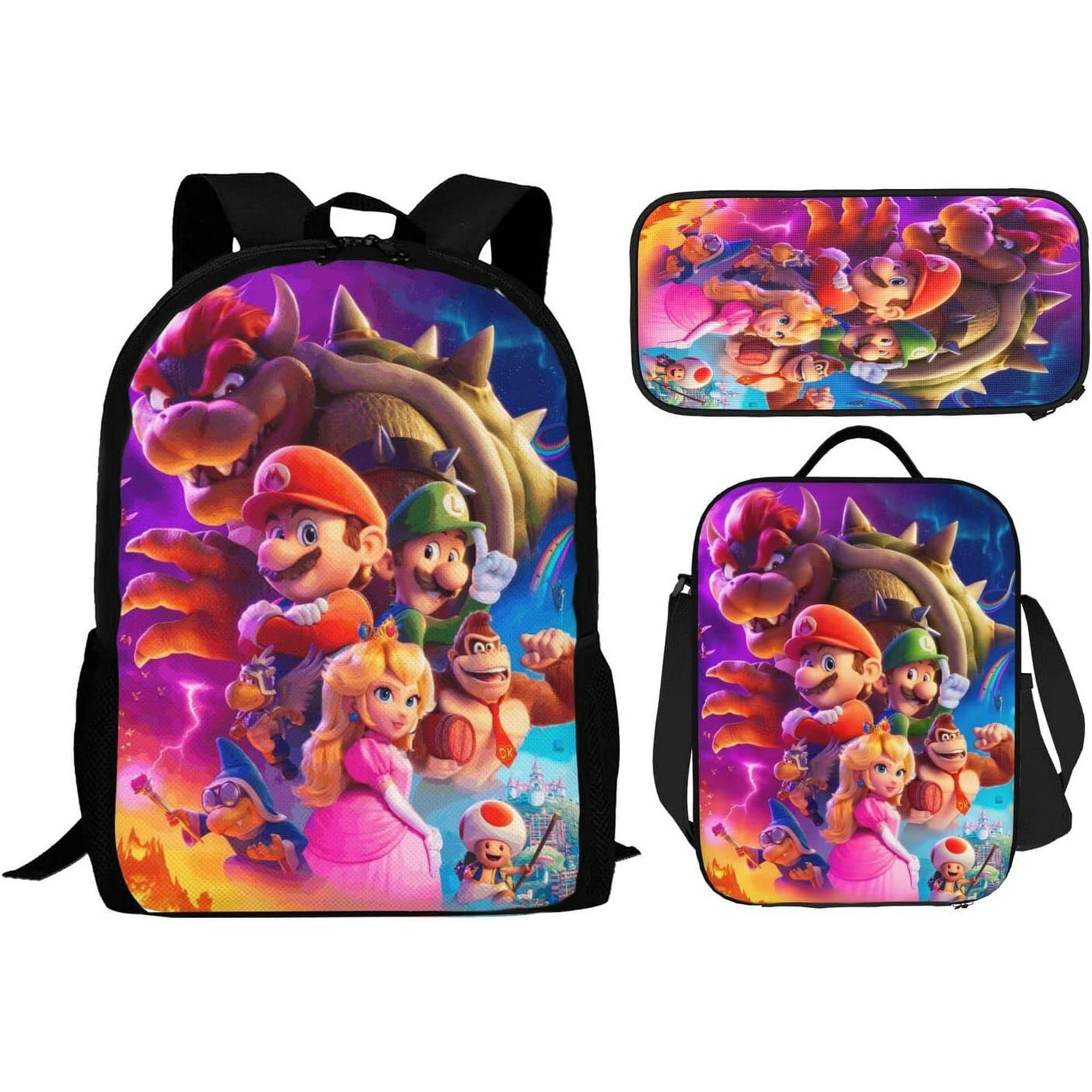 Click here for Nicebags Super Cute Bros Backpack Pencil Case Lunc... prices