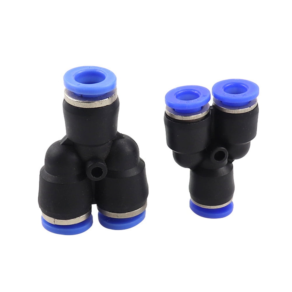 PP Y Type 3 Way Pneumatic Joint 360 Degree Rotation Good Air Tightness ...