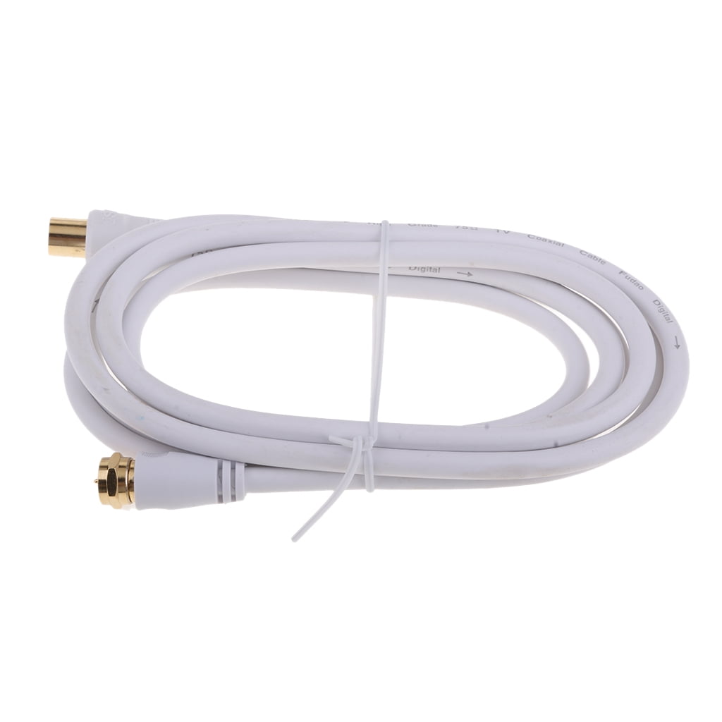 1.8m Coaxial TV A Tipo F Coaxial Satélite TV Cable De Audio Y Vídeo ...