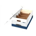 Bankers Box, FEL0083201, Extra-strength Divider Storage Box, 12 ...