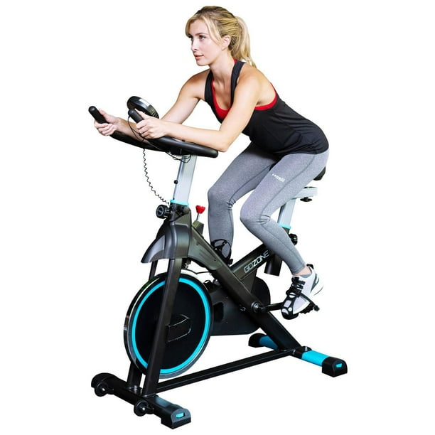 GoZone Spin Bike – Black/Blue - Walmart.ca