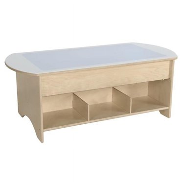 Wood Designs 991305 48 in. Brilliant Light Table with Storage - Walmart.com