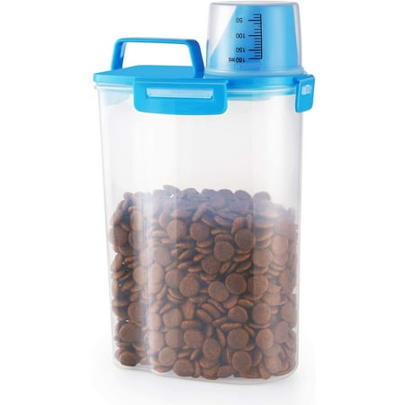 KSCD Pet Food Storage Container, Airtight Small Dog Food Container Cat ...