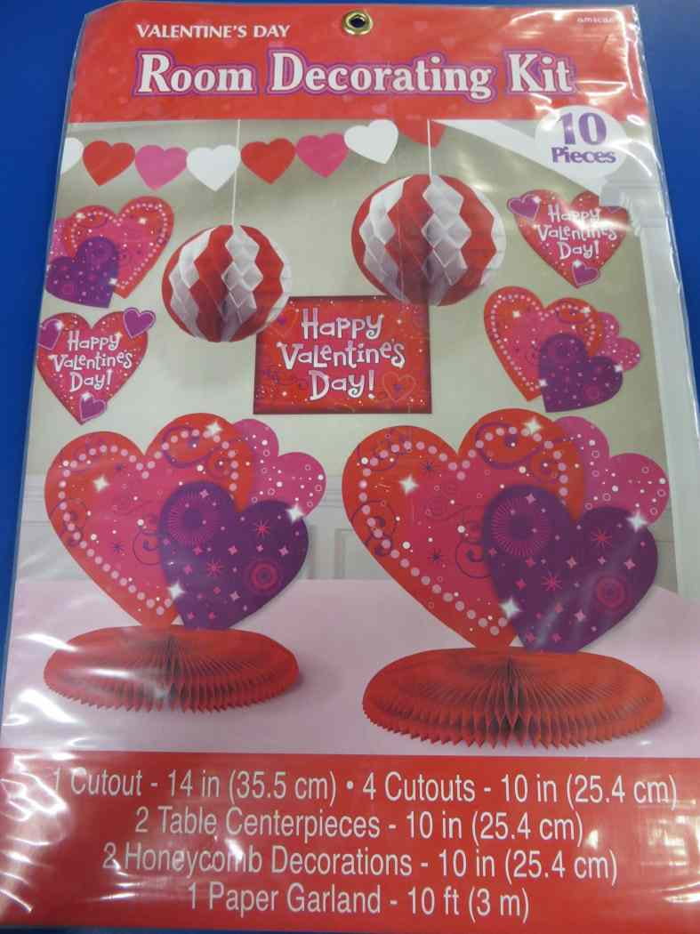 Happy Valentine's Day Hearts Holiday Party Centerpiece Room Decorating ...