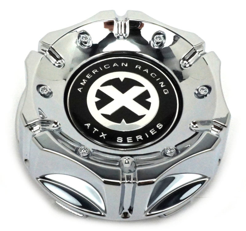 ATX Series Chrome Snap-On Wheel Center Hub Cap 6 Lug - Walmart.com