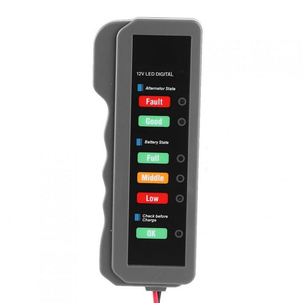 Battery Diagnostic Tool,12V Car Battery Tester V Battery Checker ...